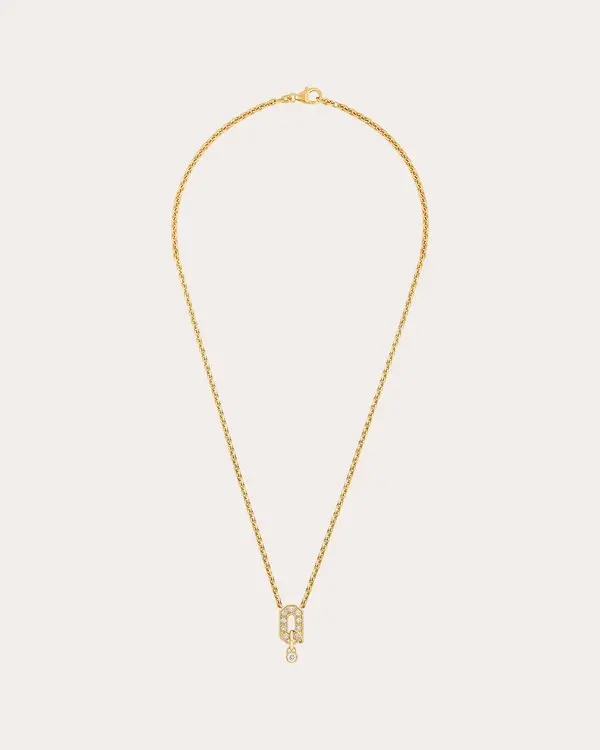 STATEMENT Diamond & 14k My Way Pendant Necklace - Gold