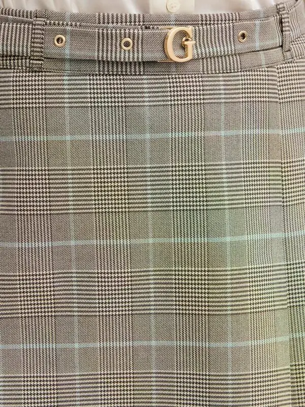 Guess Plaid Mini Skirt