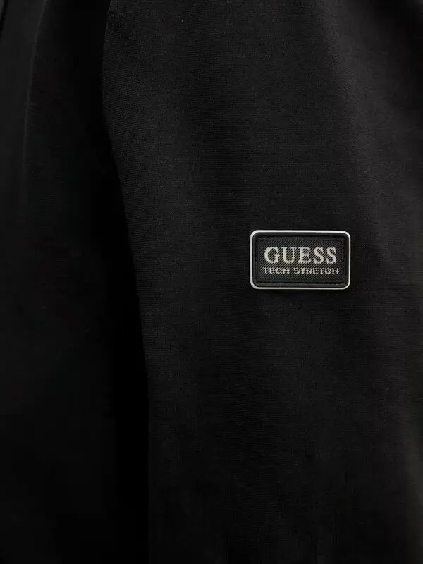 Guess Logo-patch Zip-up Hoodie