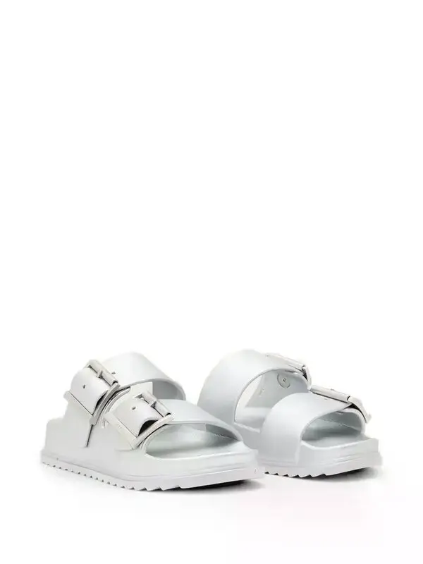 ALLSAINTS Double-buckle Sandals - Silver