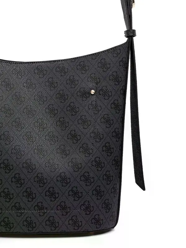 Guess Monogram Bucket Bag With Pouch