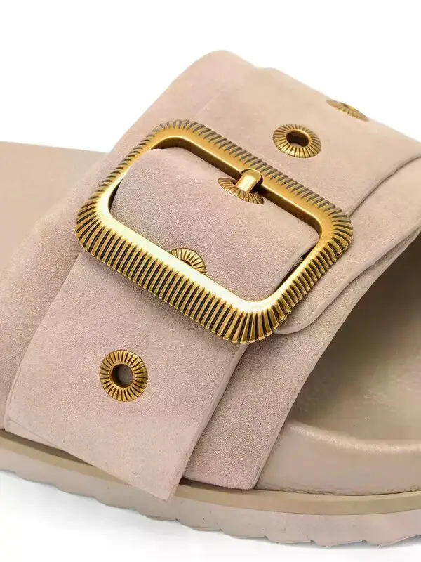 ALLSAINTS Ellie Buckle-strap Sandals - Neutrals