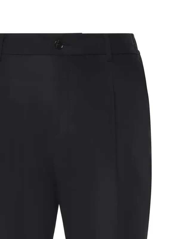 BE ABLE Pressed-crease Trousers - Black