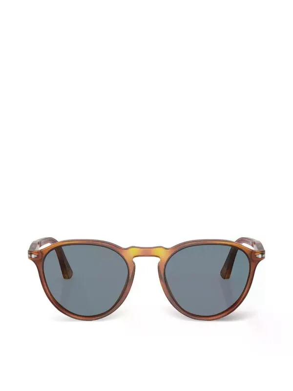 Persol Round-frame Sunglasses - Brown