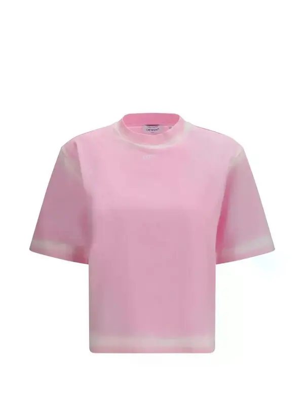 Off-White Spray Off Boxy T-shirt - Pink
