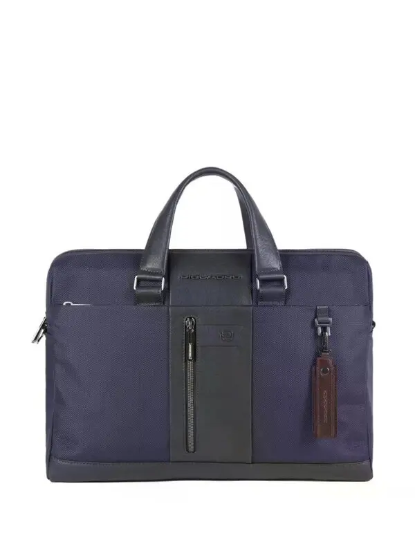 PIQUADRO Zip Detail Laptop Bag - Blue