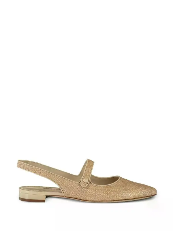 Manolo Blahnik Slingback Ballerina Flats
