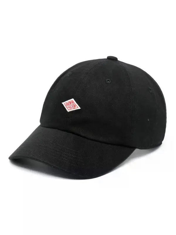 DANTON Cotton-twill Baseball Cap - Black