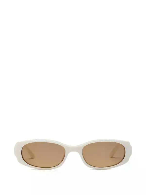 Chimi Note Oval-frame Sunglasses - Neutrals