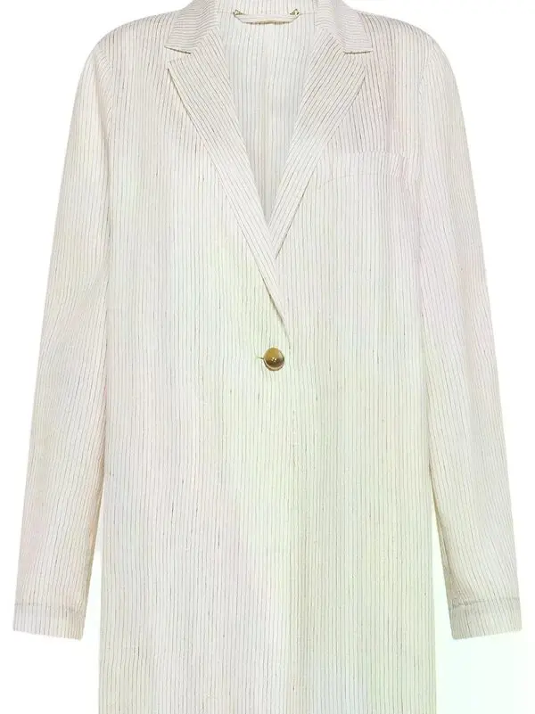 Seventy Striped Button Coat