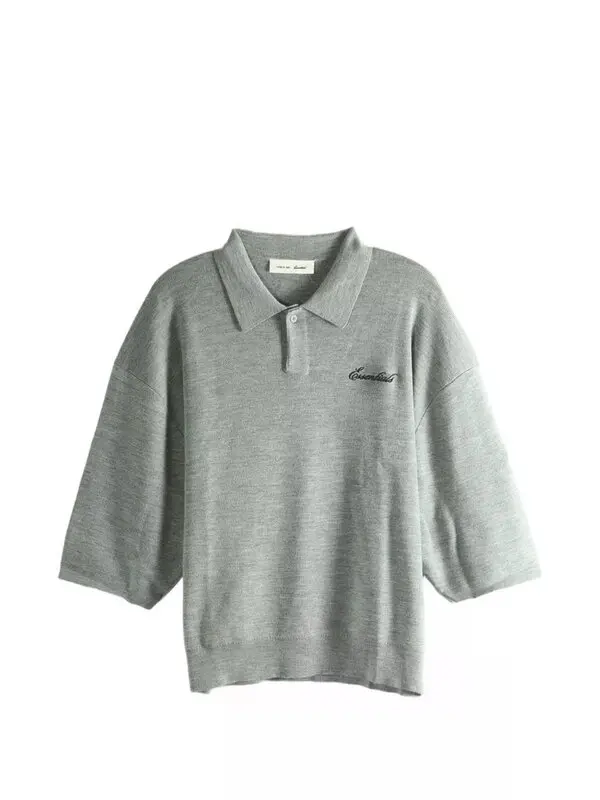 Fear Of God Signature 90's Polo Sweater - Grey