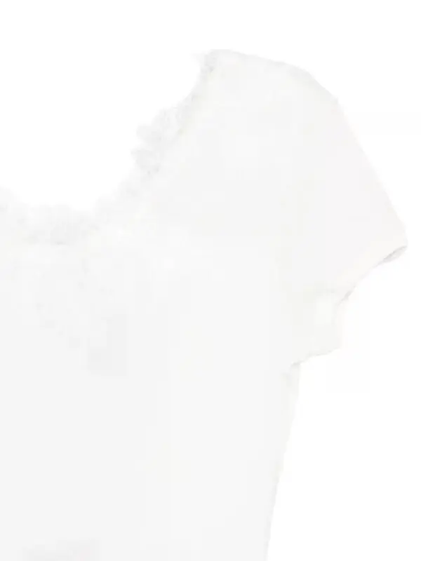 Ermanno Scervino Lace-trim Bodysuit