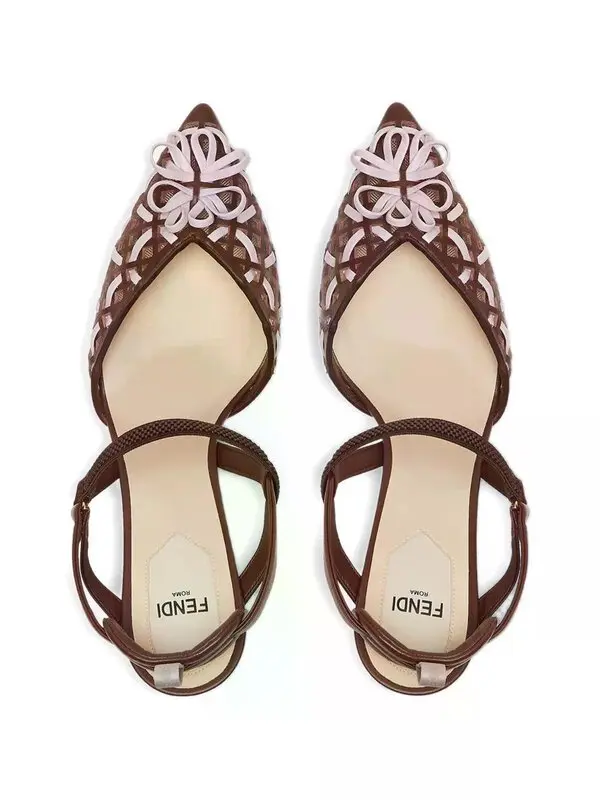 Fendi Colibrì Lite Point-toe Pumps - Brown