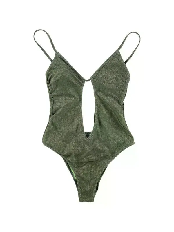 MATINEE Lilly Cut-out One-piece Swimsuit - Green