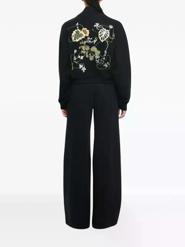 Off-White Bookish Logo-print Wide Leg Trousers