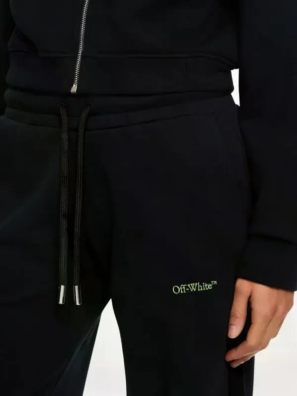 Off-White Bookish Logo-print Wide Leg Trousers