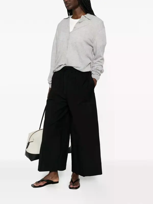 TOTEME Drawstring Patch-pocket Trousers