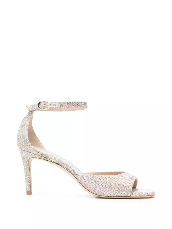 STUART WEITZMAN Glitter Ankle-strap Pumps