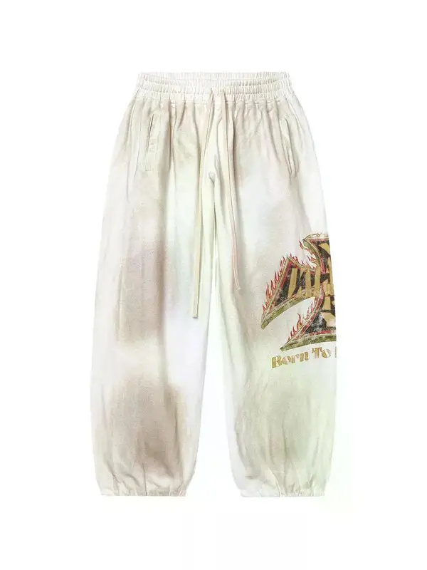 VALE FOREVER Reborn Graphic-print Track Pants - Neutrals