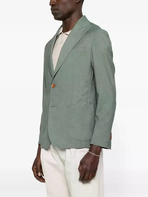 VELA SHOP Notch-lapel Single-breasted Blazer