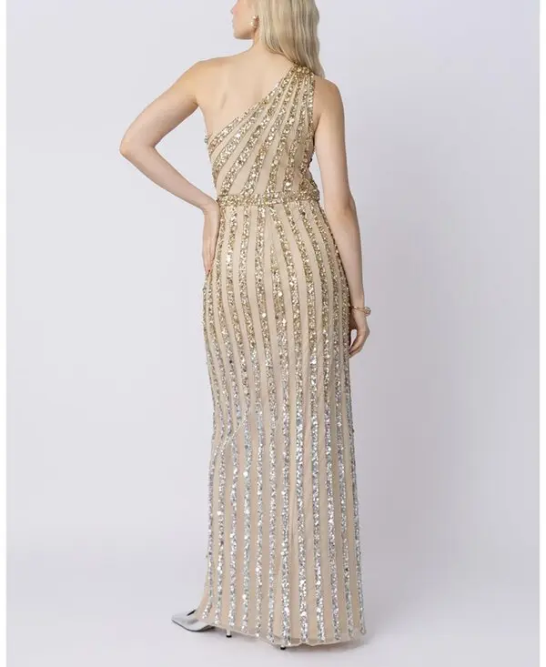 raishma kalina sequin one shoulder maxi dress reviews Light Blue Maxi Dress - Sequin Maxi Dress - Halter Maxi Dress