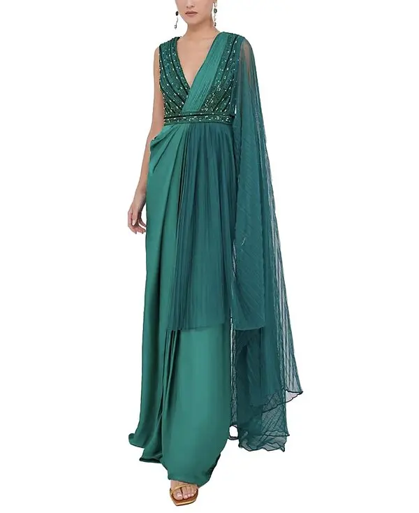RAISHMA Anaya Gown - Green