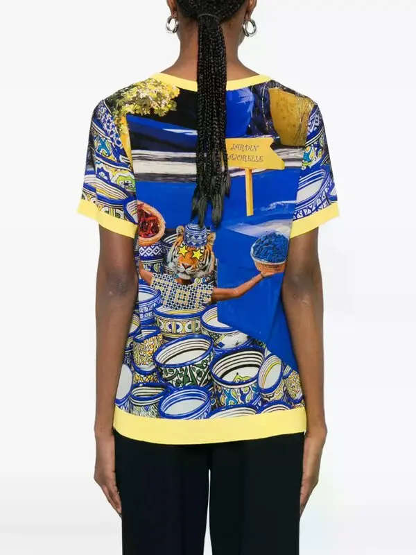The Artistylist Graphic-print T-shirt - Blue