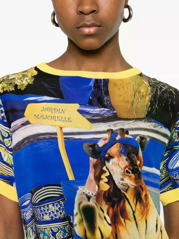 The Artistylist Graphic-print T-shirt - Blue