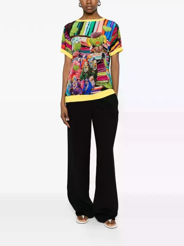 The Artistylist Graphic-print T-shirt - Blue