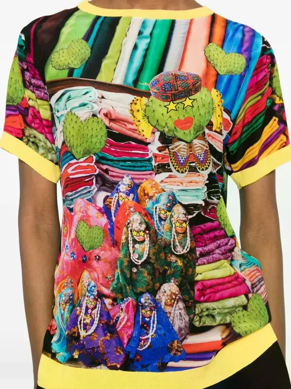 The Artistylist Graphic-print T-shirt - Blue
