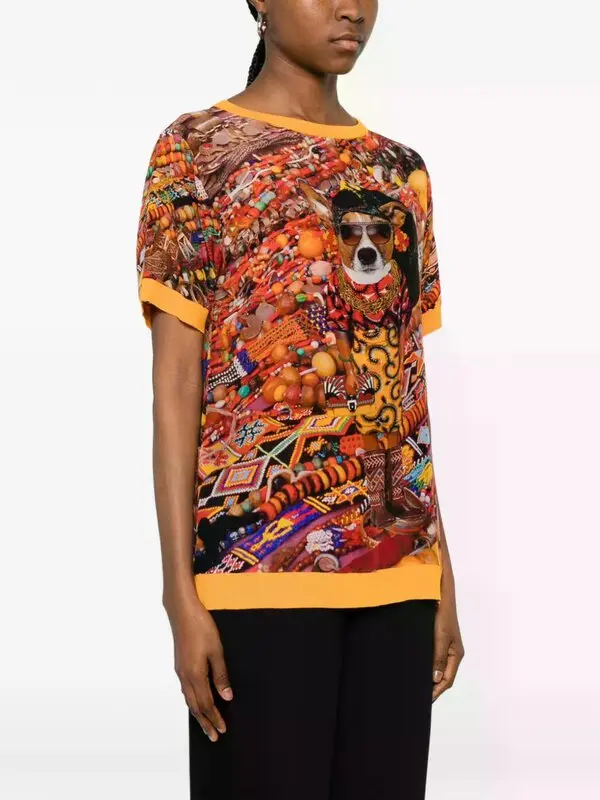 The Artistylist Graphic-print T-shirt - Orange