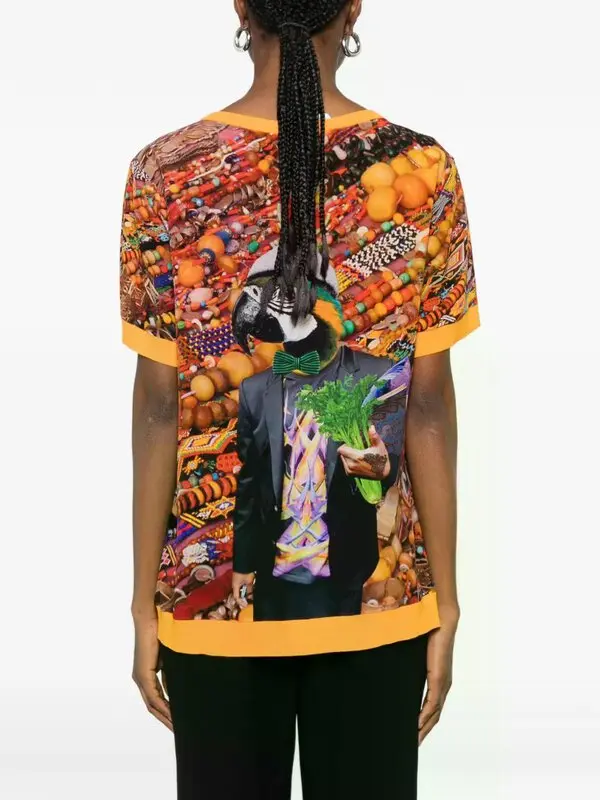The Artistylist Graphic-print T-shirt - Orange