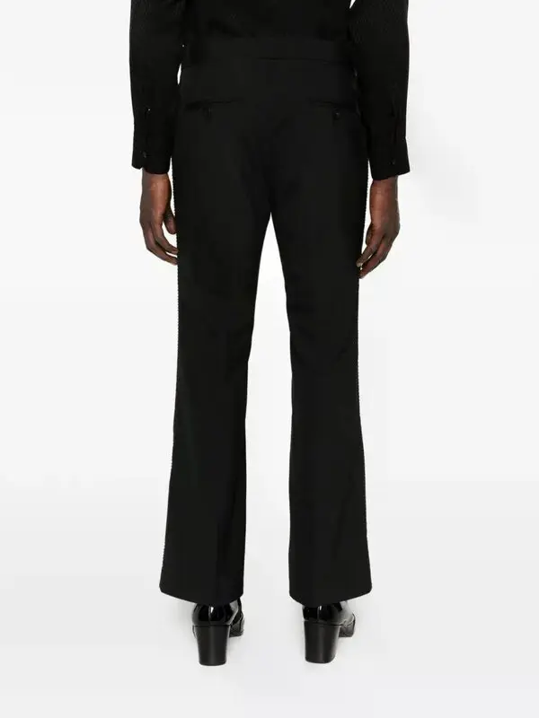 ERNEST W. BAKER Pressed-crease Flared Trousers