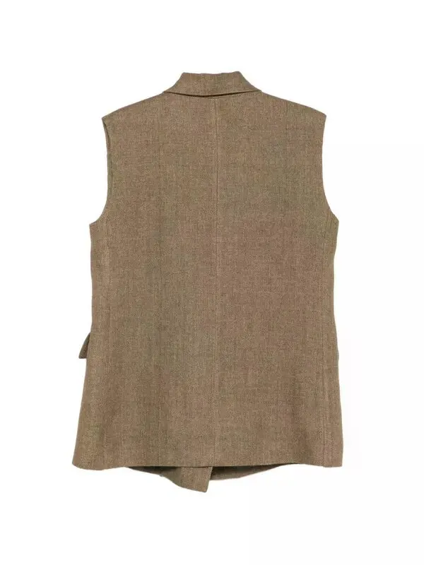 Antonelli Firenze Fernando Herringbone Waistcoat
