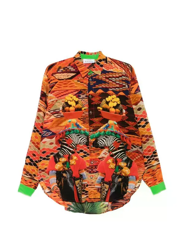 The Artistylist Graphic-print Long-sleeve Shirt