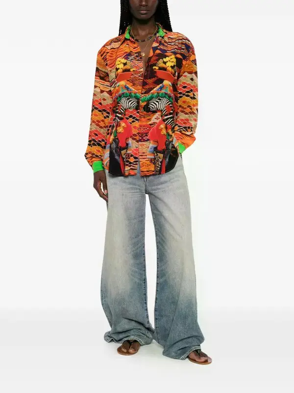 The Artistylist Graphic-print Long-sleeve Shirt