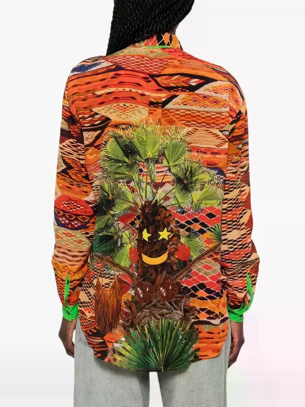 The Artistylist Graphic-print Long-sleeve Shirt