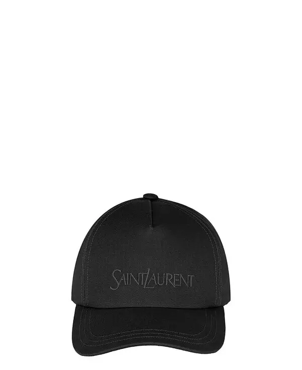 Saint Laurent Five-panel Baseball Cap - Black