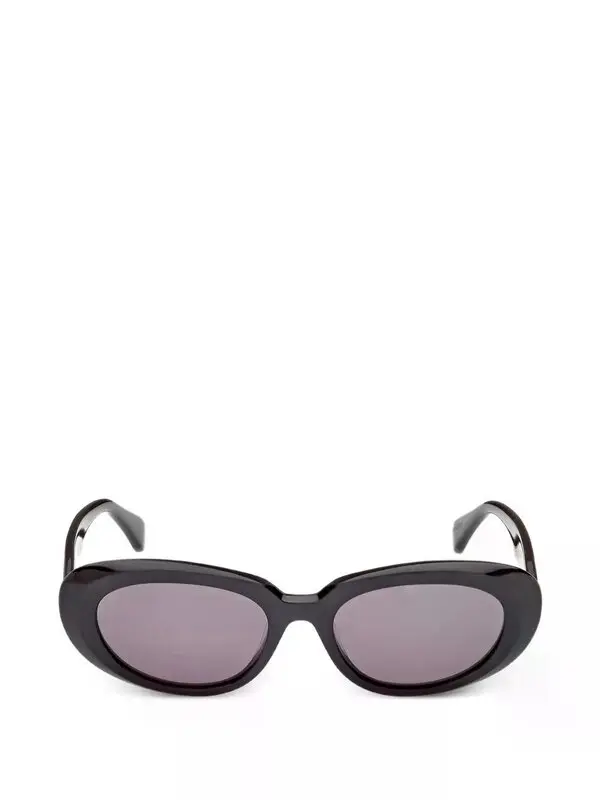 Max Mara Oval Frame Sunglasses - Black