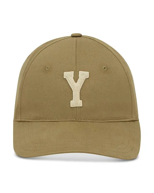 Saint Laurent Y Varsity Cap - Sand And Ivory