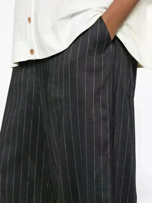 Soh Pinstriped Wide-leg Pants
