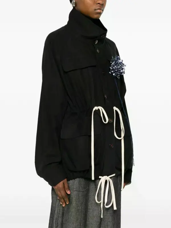 Soh Floral Appliqué Jacket