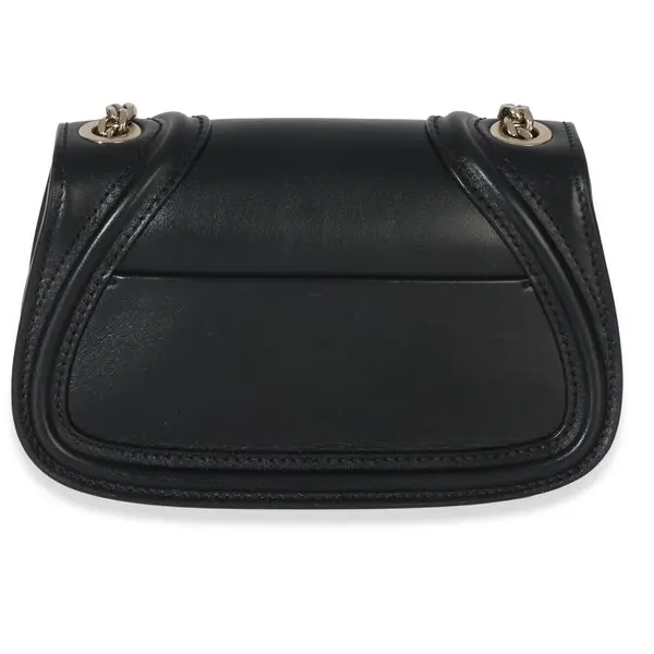 Gucci Calfskin Blondie Chain Shoulder Bag - Black
