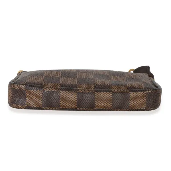 LOUIS VUITTON Damier Ebene Canvas Pochette Accessories - Brown