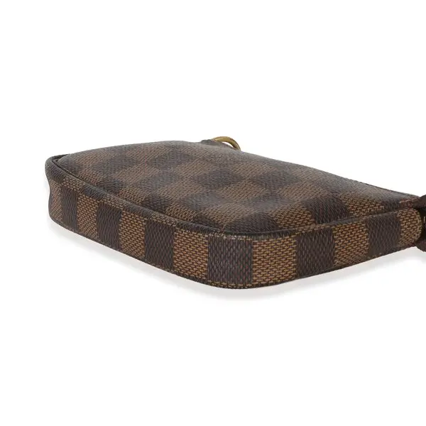 LOUIS VUITTON Damier Ebene Canvas Pochette Accessories - Brown