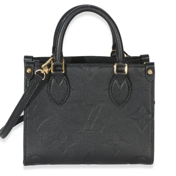 LOUIS VUITTON Monogram Empreinte Onthego Bb - Black
