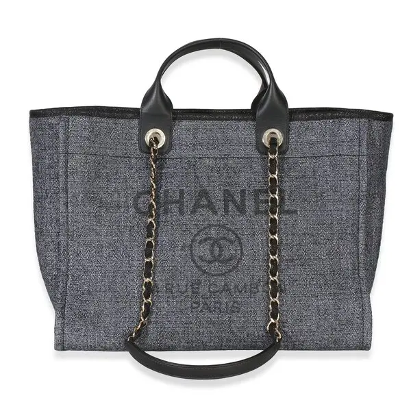 Chanel Deauville Tote - Gray