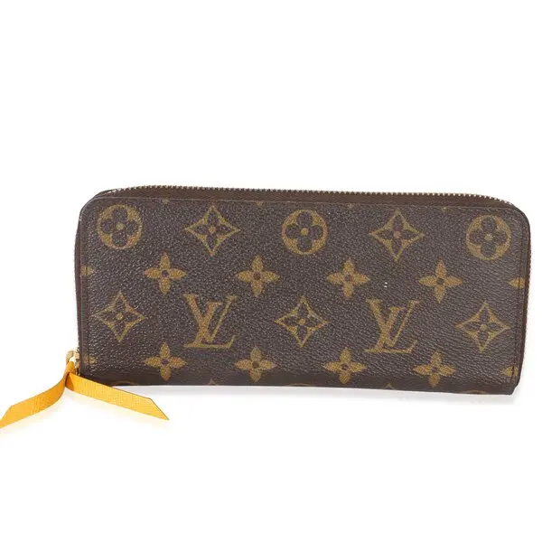 LOUIS VUITTON Monogram Canvas Zippy Wallet - Brown