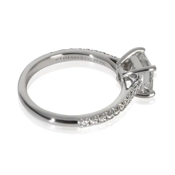 Tiffany & Co. 0.99 Ct Princess Diamond Novo Engagement Ring