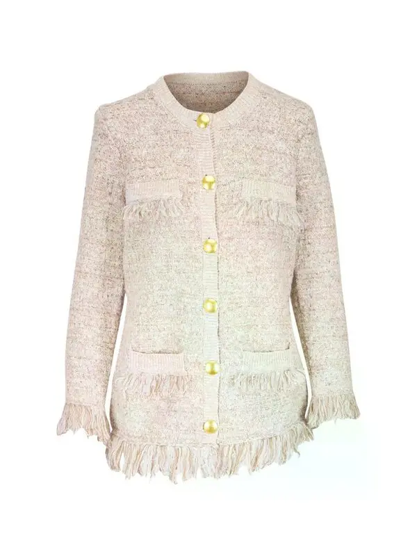 L'Agence Kastoria Fringed Jacket